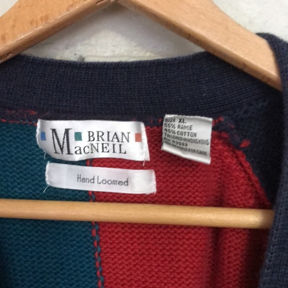 Brian Macneil | Sweaters | Brian Macneil Mens Xl Ramie Cotton Hand ...